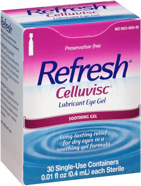 Refresh Celluvisc Lubricant Eye Gel 30 Single Use Containers | Hy-Vee ...