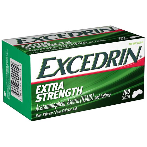 Excedrin Extra Strength Caplets | Hy-Vee Aisles Online Grocery Shopping