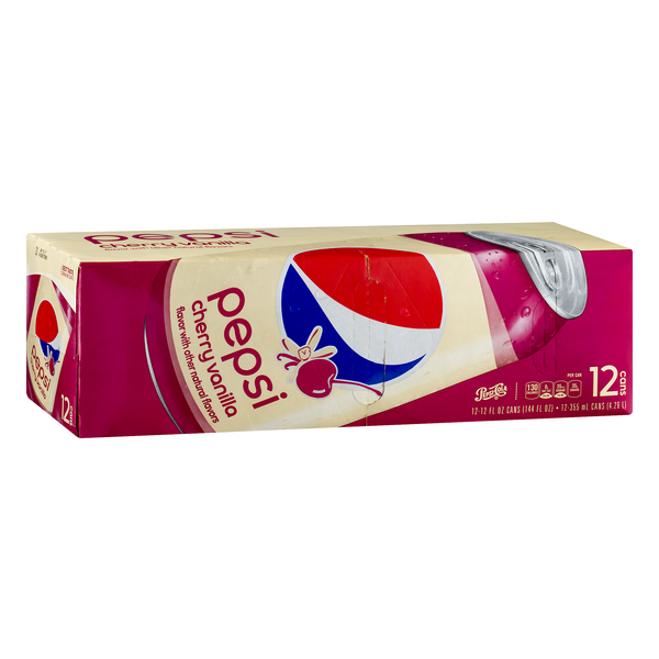 Pepsi Cherry Vanilla 12 Pack | Hy-Vee Aisles Online Grocery Shopping