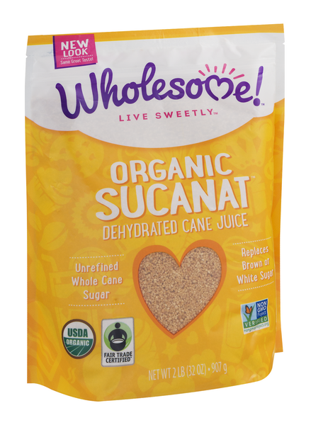 Wholesome Sucanat Panela Whole Cane Organic Sugar 32 oz | Hy-Vee Aisles ...