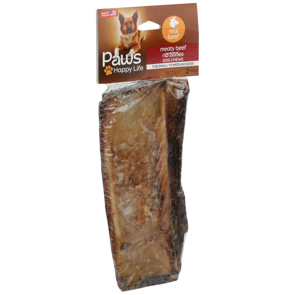 Paws Premium All Natural Meaty Ribs For Small to Medium Dogs Dog Chews ...