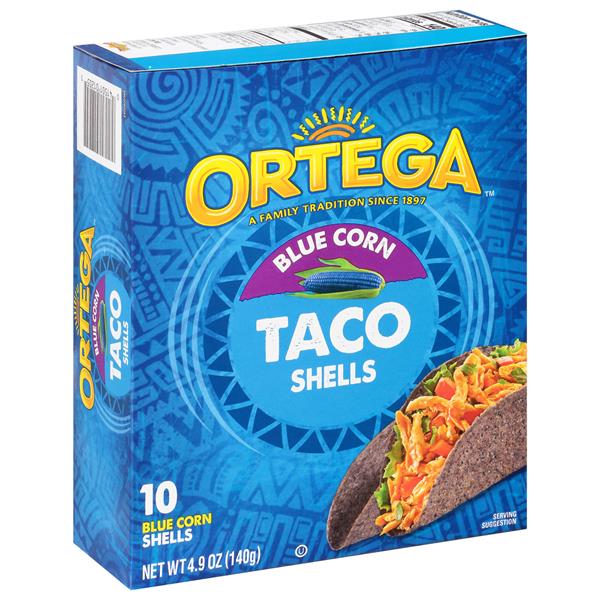 Ortega Good Grains Blue Corn Taco Shells 10Ct | Hy-Vee Aisles Online ...