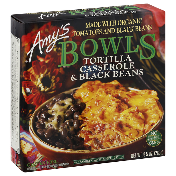 Amy's Bowls Tortilla Casserole & Black Beans | Hy-Vee Aisles Online ...