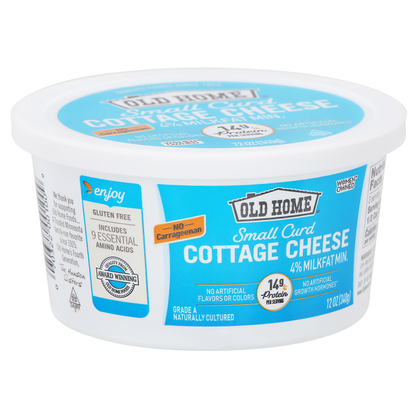 Old Home 4% Small Curd Cottage Cheese | Hy-Vee Aisles Online Grocery ...