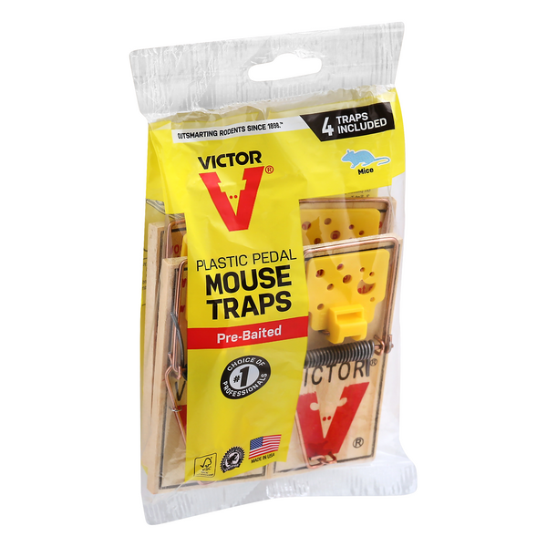 Victor Plastic Pedal Pre-Baited Mouse Trap | Hy-Vee Aisles Online ...