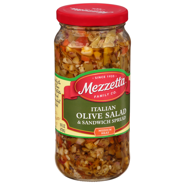 Mezzetta Italian Olive Salad & Sandwich Spread, Medium Heat | Hy-Vee ...