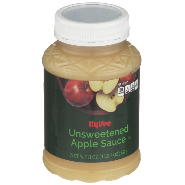 Hy-Vee Unsweetened Apple Sauce | Fig App Hy-Vee Unsweetened Apple Sauce | Fig App
