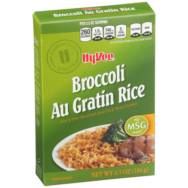 Hy-Vee Broccoli Au Gratin Rice | Fig App