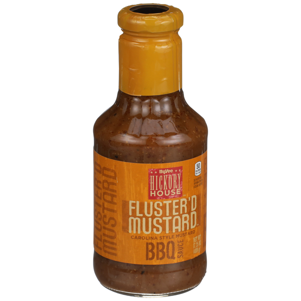 Hy-Vee Hickory House Fluster'd Mustard Carolina Style BBQ Sauce | Hy ...