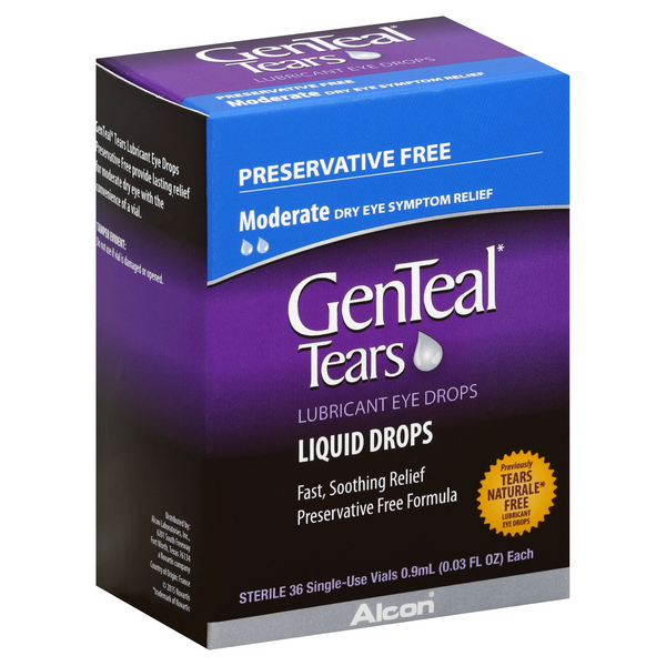 GenTeal Tears Liquid Drops 36-0.03 fl oz Single Use Vials | Hy-Vee ...