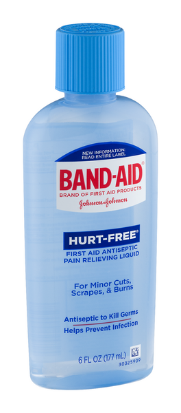 Band-Aid Brand First Aid Hurt-Free Antiseptic Wash Wound Cleansing | Hy ...