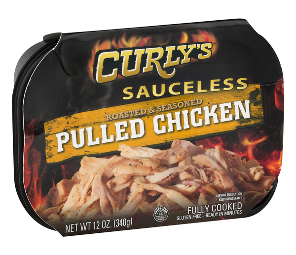 Curly's Sauceless Roasted and Seasoned Pulled Chicken | Hy-Vee Aisles ...