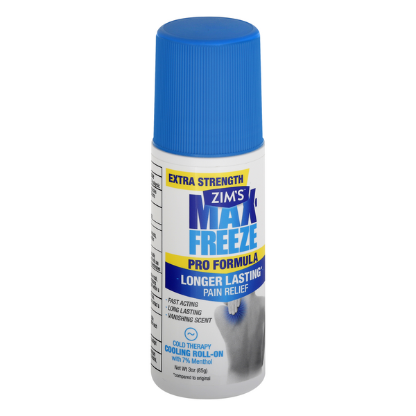 Zim's Max Freeze Extra Strength Pro Formula Pain Relief Roll On | Hy ...