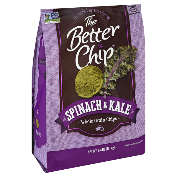The Better Chip Spinach & Kale Whole Grain Chips | Hy-Vee Aisles Online ...