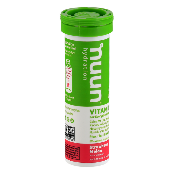 Nuun Hydration Tablets Strawberry Melon Vitamins 12 ea | Hy-Vee Aisles ...