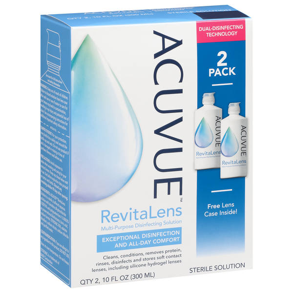 Acuvue RevitaLens Multi-Purpose Disinfecting Solution, 2Pk | Hy-Vee ...