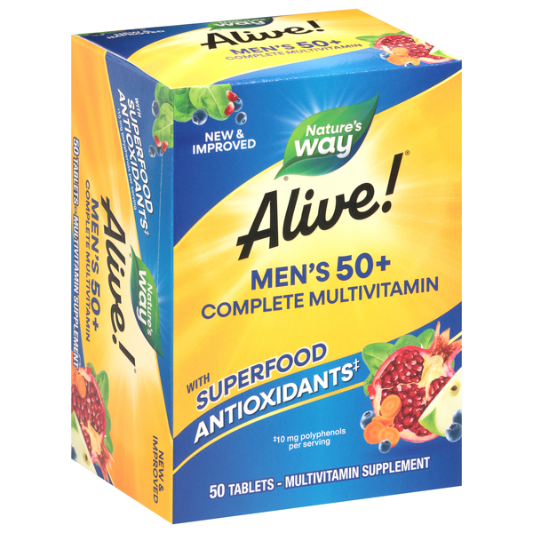 Alive! Complete Multivitamin Men's Tablets | Hy-Vee Aisles Online ...