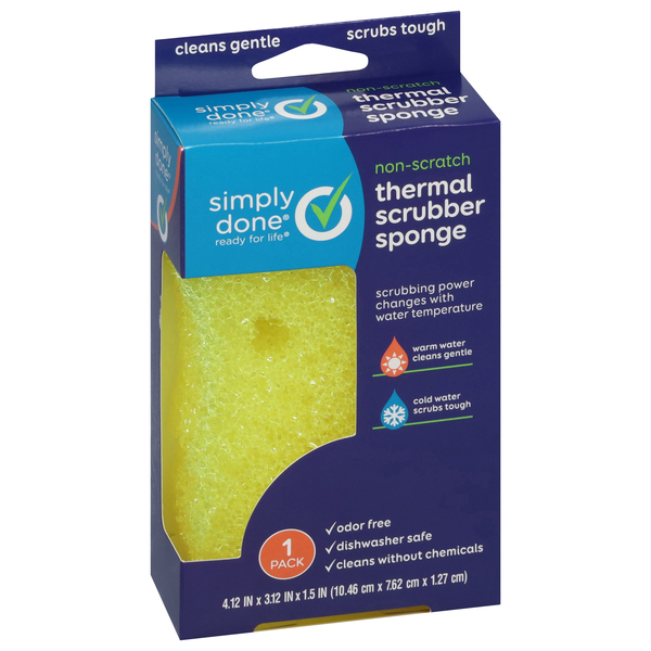 Simply Done Thermal Scrubber Sponge | Hy-Vee Aisles Online Grocery Shopping