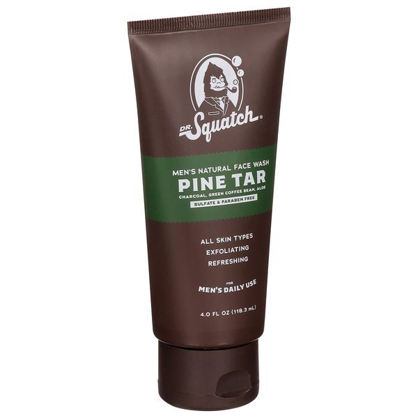 Dr. Squatch Pine Tar Men's Natural Face Wash | Hy-Vee Aisles Online ...