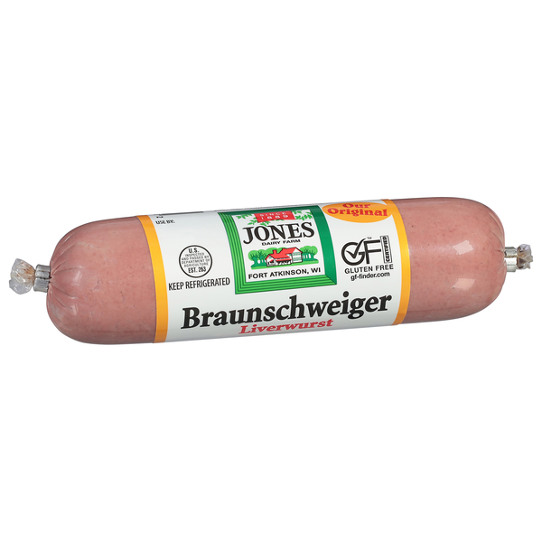 Jones Dairy Farm Braunschweiger Liverwurst 8 oz | Hy-Vee Aisles Online ...