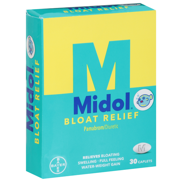 Midol Caplets Bloat Relief 30 ea | Hy-Vee Aisles Online Grocery Shopping