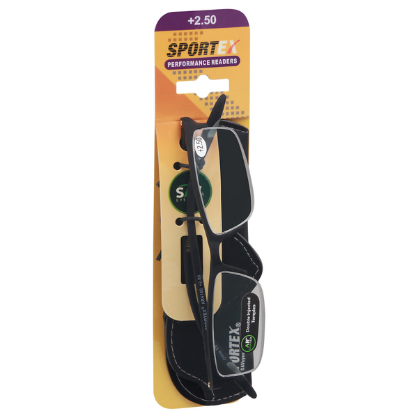 Sportex Performance Readers +2.50 Eyeglasses 1 ea Card | Hy-Vee Aisles ...