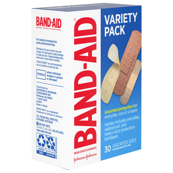 Band-Aid Bandages, Variety Pack Assorted Sizes | Hy-Vee Aisles Online ...