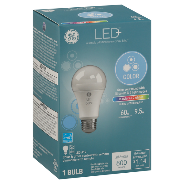 GE LED+ Color 60W | Hy-Vee Aisles Online Grocery Shopping