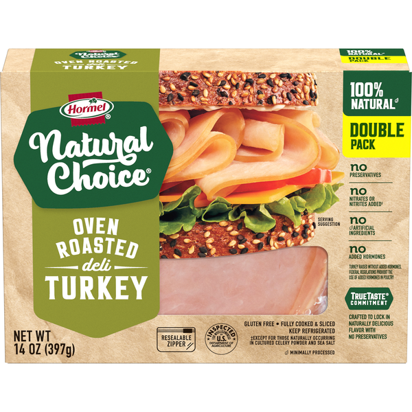 Hormel Natural Choice Oven Roasted Sliced Deli Turkey | Hy-Vee Aisles ...