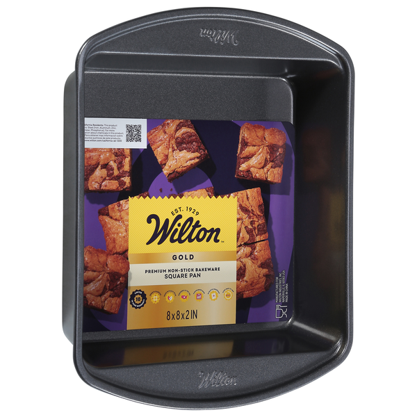 Wilton Gold Square Pan, 8x8x2 | Hy-Vee Aisles Online Grocery Shopping