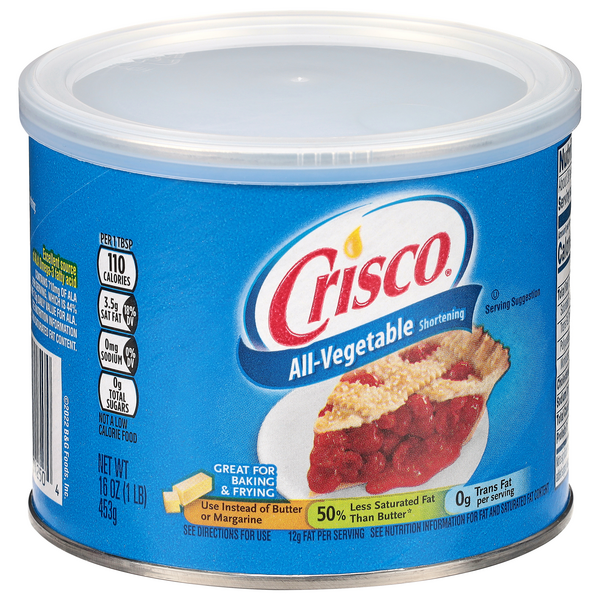 Crisco Vegetable Shortening