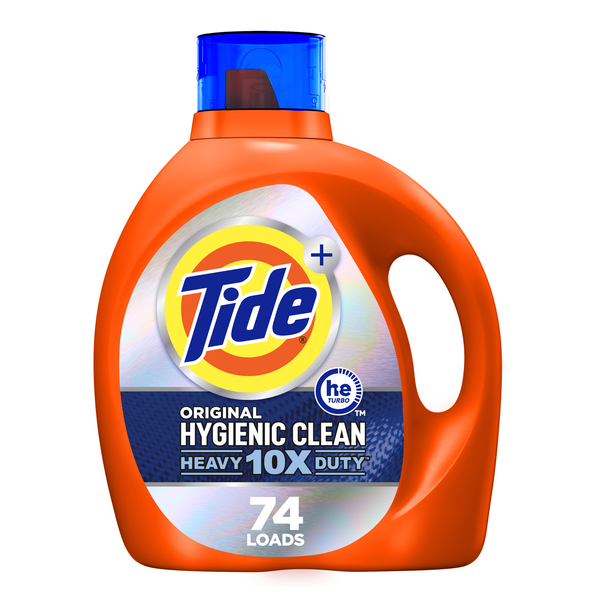 Tide+ Hygienic Clean, 10X Heavy Duty, Original Liquid Laundry Detergent ...