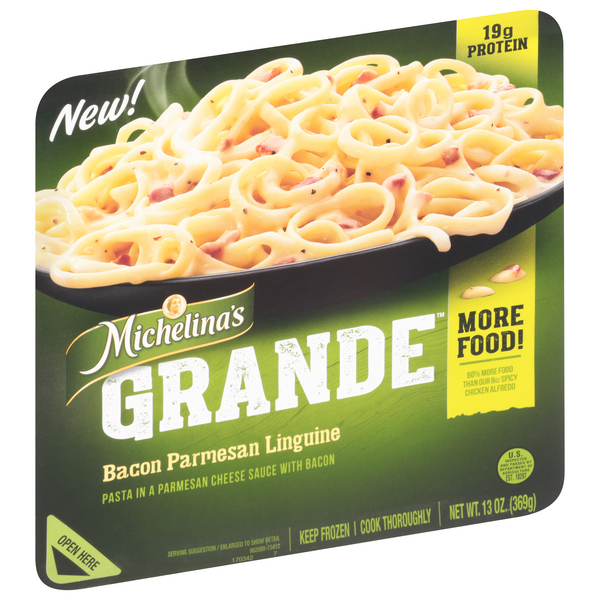 Michelina's Grande Bacon Parmesan Linguine | Hy-Vee Aisles Online ...