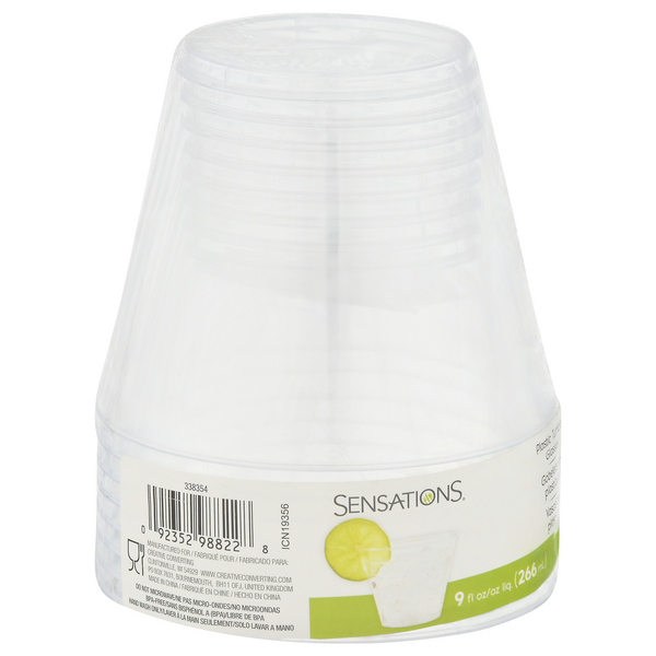 Sensations Plastic Tumbler Glasses 9 fl oz | Hy-Vee Aisles Online ...