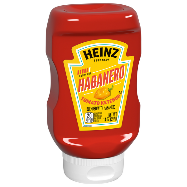 Heinz Ketchup Habanero, 14 Oz Bottle | Hy-Vee Aisles Online Grocery ...