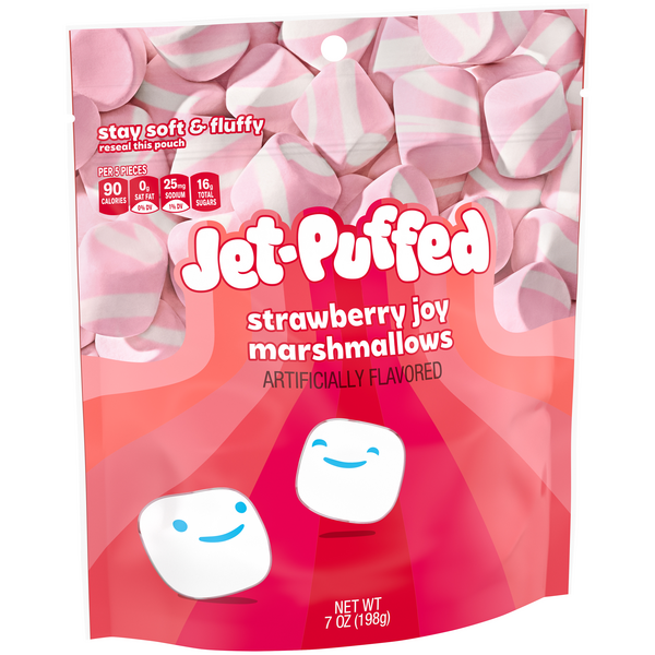 Jet-Puffed Strawberry Joy Marshmallows 7 oz. Pouch | Hy-Vee Aisles ...