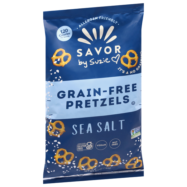 Savor Pretzels, Grain-Free, Sea Salt | Hy-Vee Aisles Online Grocery ...