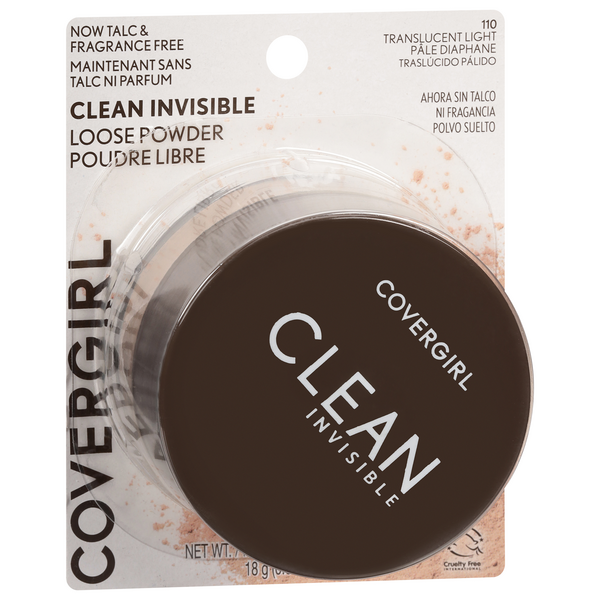Covergirl Clean Invisible Loose Powder, Translucent Light 110 | Hy-Vee ...