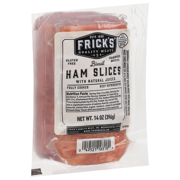 Frick's Biscuit Ham Slices, Hardwood Smoked | Hy-Vee Aisles Online ...