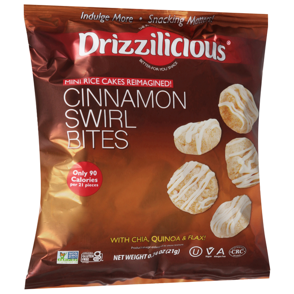 Drizzilicious Cinnamon Swirl Bites 0.74 oz | Hy-Vee Aisles Online ...