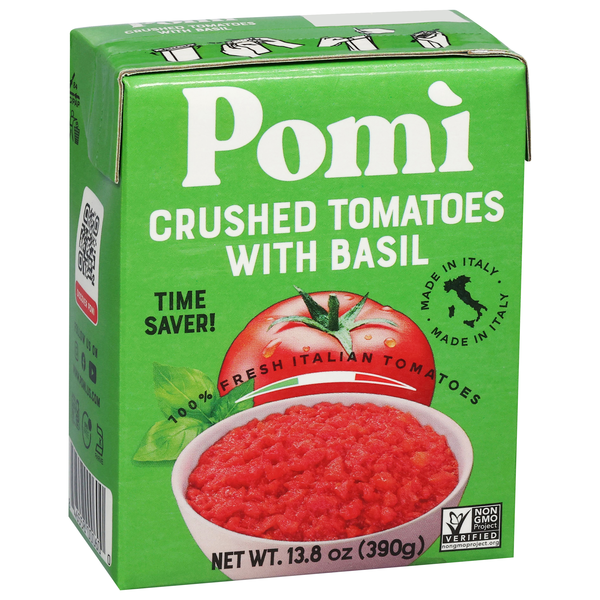 Pomi Crushed Tomatoes With Basil | Hy-Vee Aisles Online Grocery Shopping