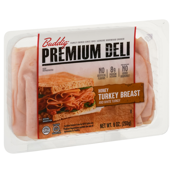 Buddig Premium Deli Honey Turkey Breast and White Turkey | Hy-Vee ...