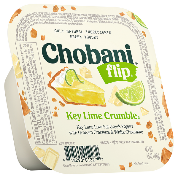 Chobani Flip Key Lime Crumble Greek Yogurt | Hy-Vee Aisles Online ...