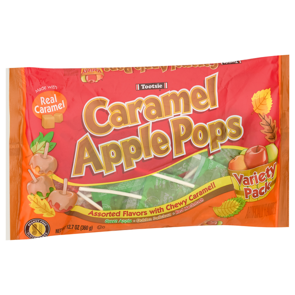 Tootsie Caramel Apple Pops, Variety Pack | Hy-Vee Aisles Online Grocery ...