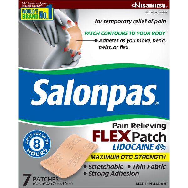 Salonpas Patches, Flex, Maximum Otc Strength | Hy-Vee Aisles Online ...