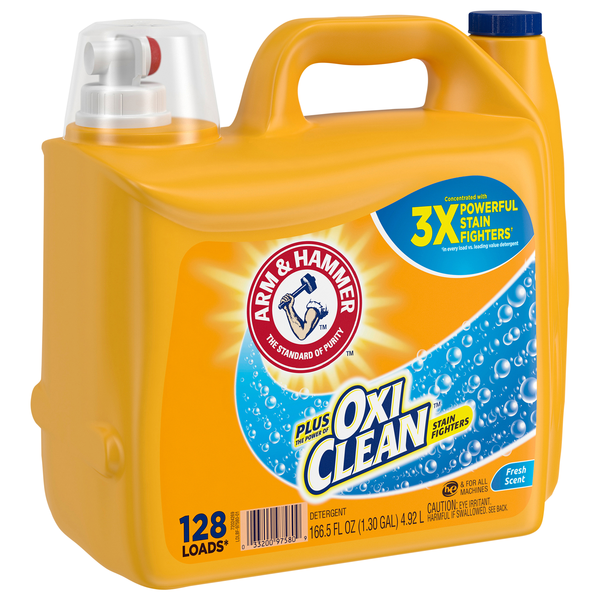 Arm & Hammer Plus Oxi Clean, Fresh Scent Liquid Laundry Detergent | Hy ...