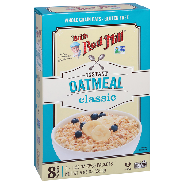 Bob's Red Mill Oatmeal, Instant, Classic, 8 Packets | Hy-Vee Aisles ...
