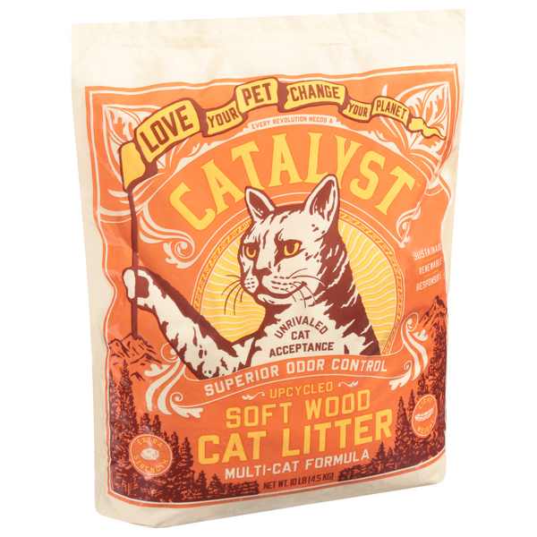 Catalyst Cat Litter, Soft Wood, Multi-Cat Formula | Hy-Vee Aisles ...