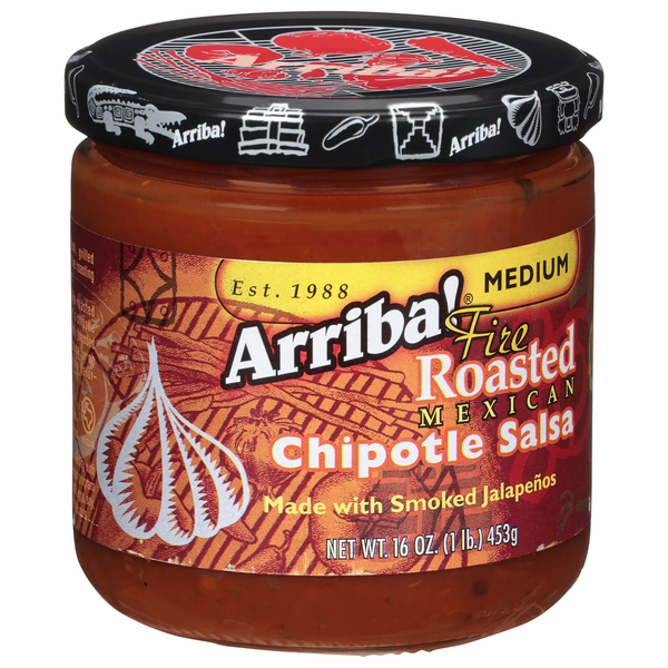 Arriba! Fire Roasted Mexican Chipotle Salsa Medium | Hy-Vee Aisles ...