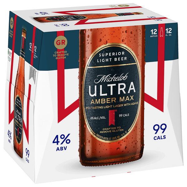 Michelob Ultra Amber Max 12Pk | Hy-Vee Aisles Online Grocery Shopping